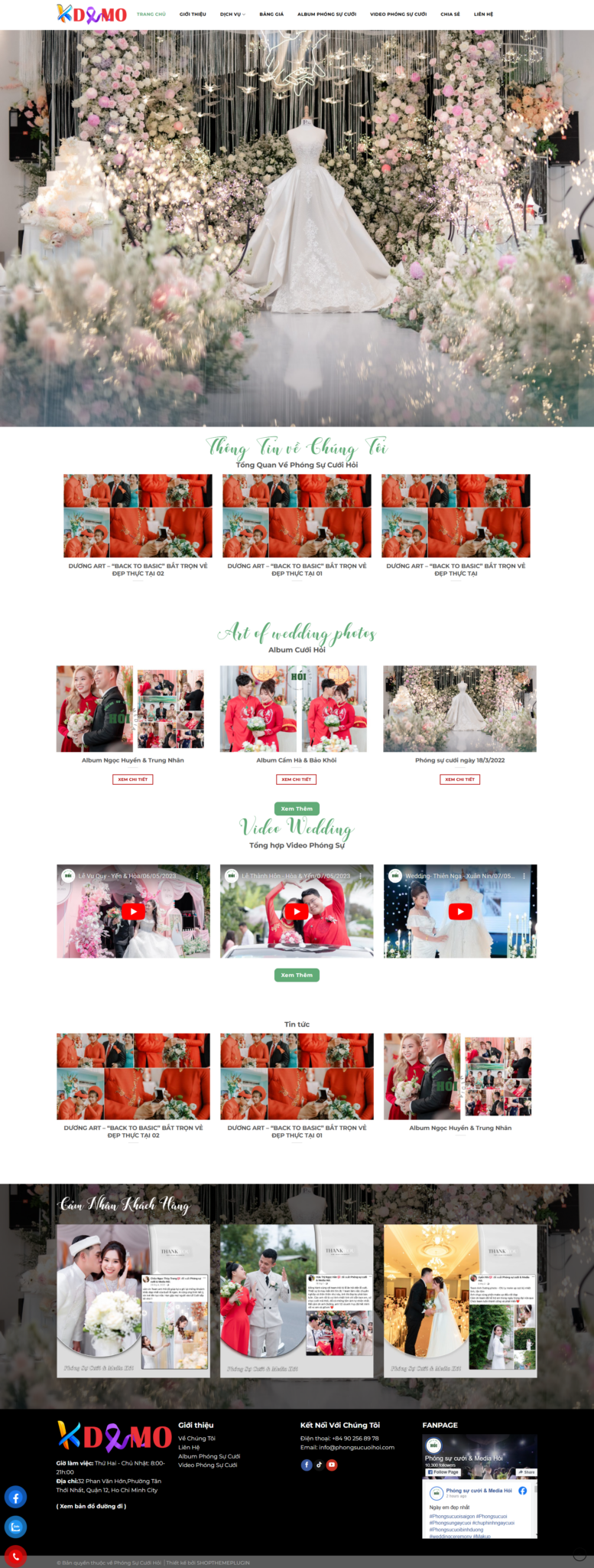 Source Code Mẫu Website Phóng Sự Cưới chuẩn đẹp 2025 Themevip | Source Code Mẫu Website Chất Mà Rẻ