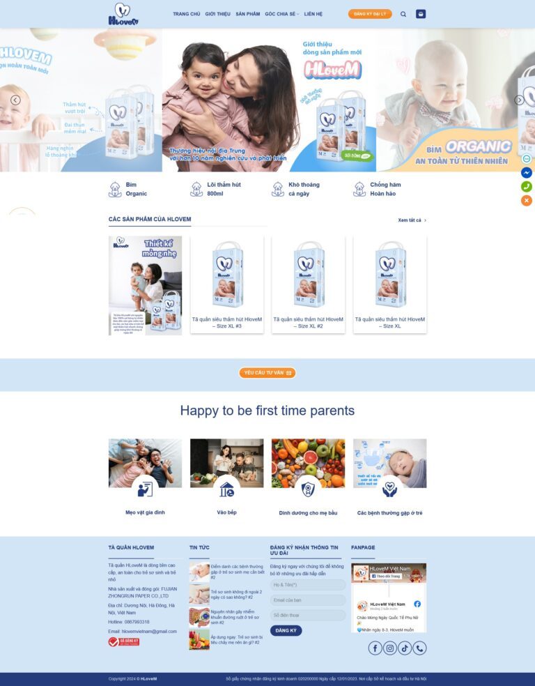 Website Bán Bỉm Sữa - Đồ Mẹ Và Bé - Shop Online - Full Source Code 2026 ...