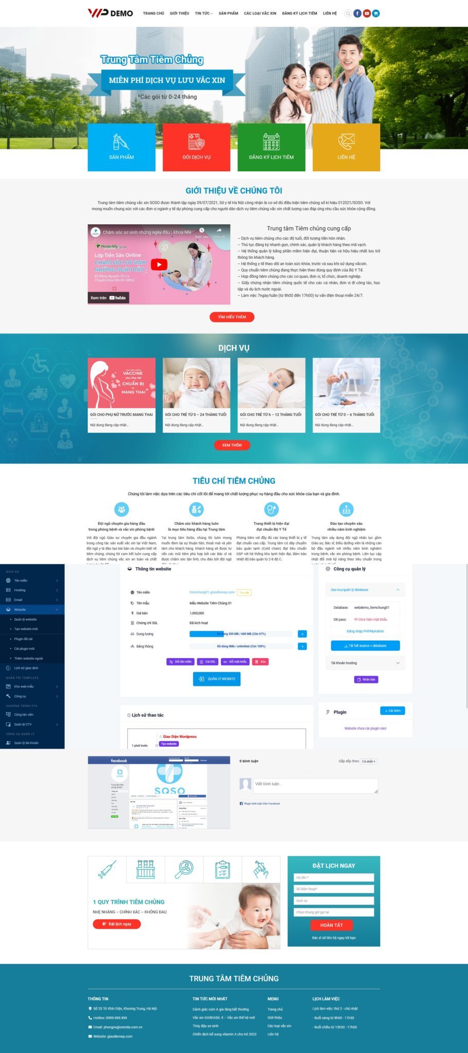 Source Code Mẫu Website trung tâm tiêm chủng chuẩn đẹp 2025 Themevip | Source Code Mẫu Website ...