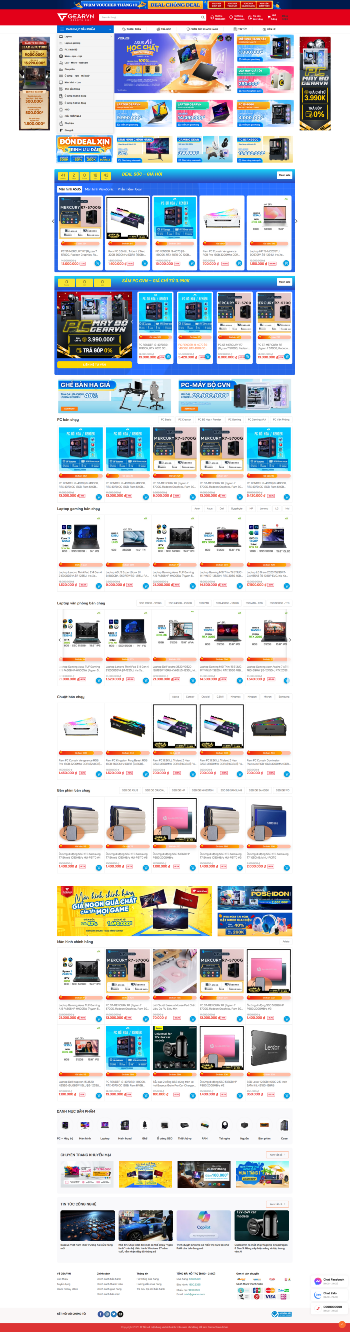 Source Code Mẫu Website bán máy tính laptop chuẩn đẹp 2025 Themevip | Source Code Mẫu Website ...